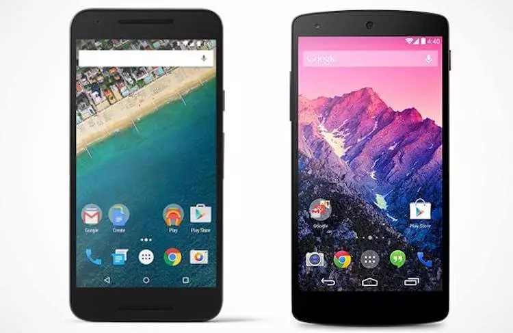 Nexus 5 laban sa Nexus 5x: bilis ng pagsubok 20409_1