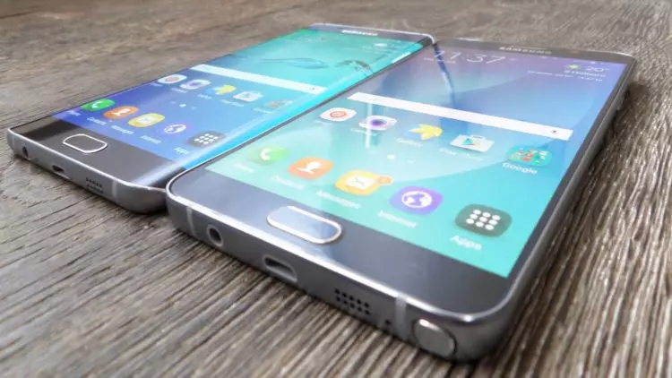 Tapawutlar, öňki modellerden 5 we "Galaxy S6 gyrasy belläň