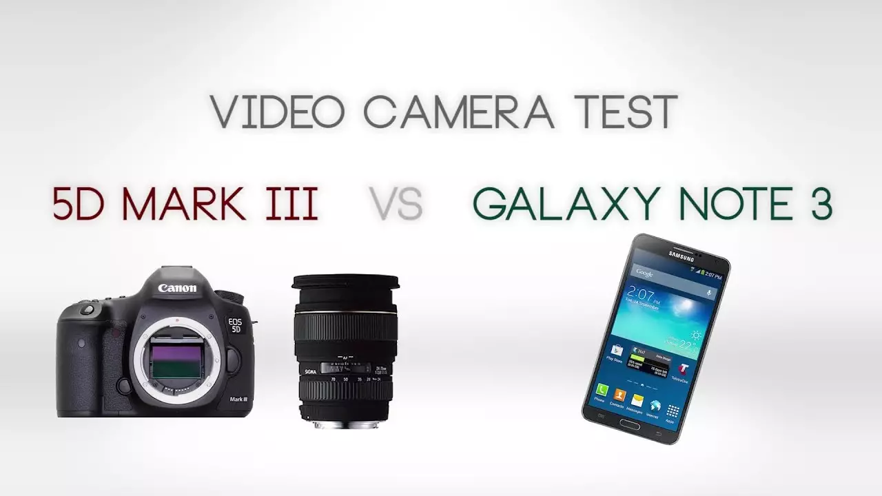 Csata a kamerák. Galaxy megjegyzés 3 vs Canon EOS 5D Mark III 20485_2