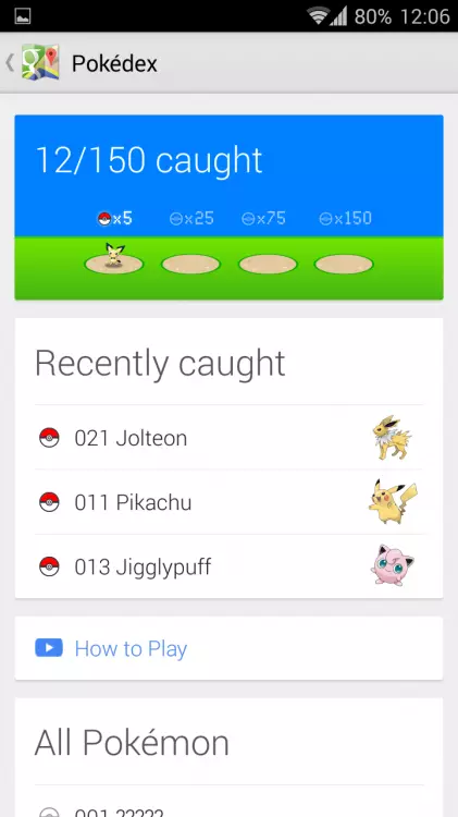 Pokémon a Google Maps