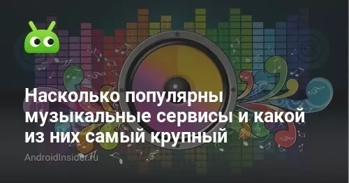 സംഗീത സേവനങ്ങൾ എത്ര ജനപ്രിയമാണ്, അതിൽ ഏറ്റവും വലുത് ഏതാണ്