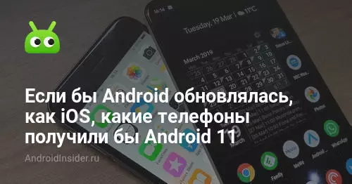 Ti Android ba ṣe imudojuiwọn bi iOS, awọn foonu wo ni o gba Android 11