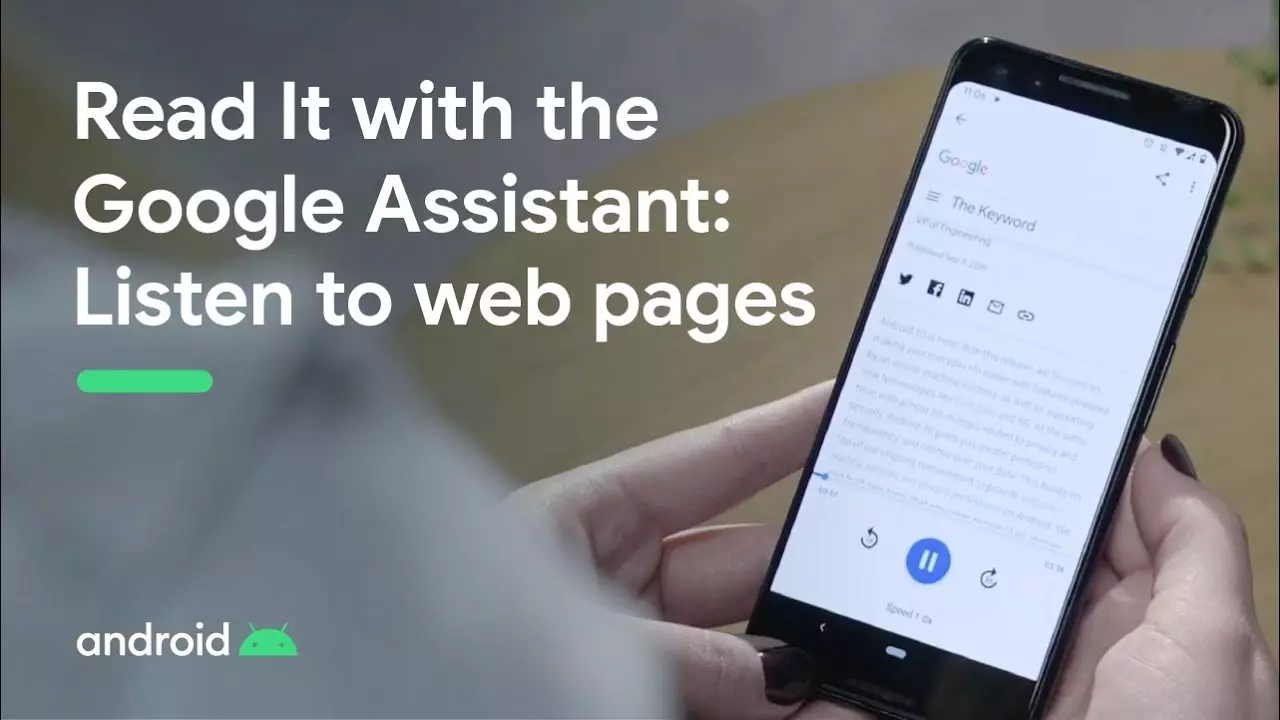 Google opetti Google Assistantin lukemaan tekstiä näytöllä ääneen 2826_2