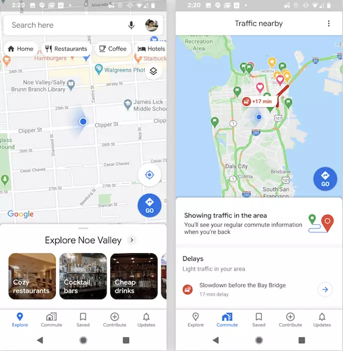 Google introducerade en storskalig uppdatering av Google Maps 2975_3