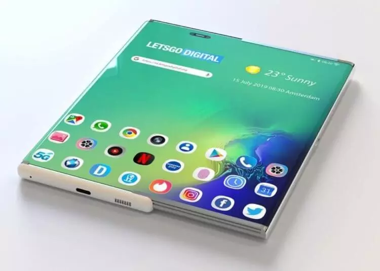 CES 2020-də Samsung qatlama bir smartphone qadir göstərəcək 3163_4