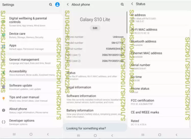 Detaljer om Samsung Galaxy S11 och en intressant idé GOOLGE: Resultat av veckan 3378_13