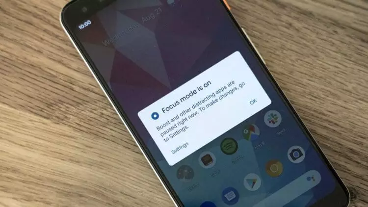 Google ji bo Android 9 û 10 fonksiyonek mocus a Focus berdan 3432_2