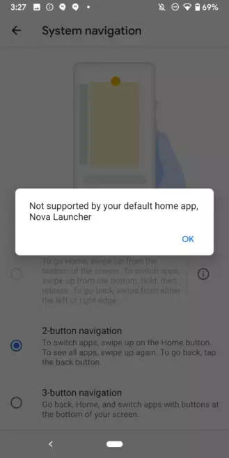 Android 10 gester kommer att finnas tillgängliga i tredje part launchers 3667_2