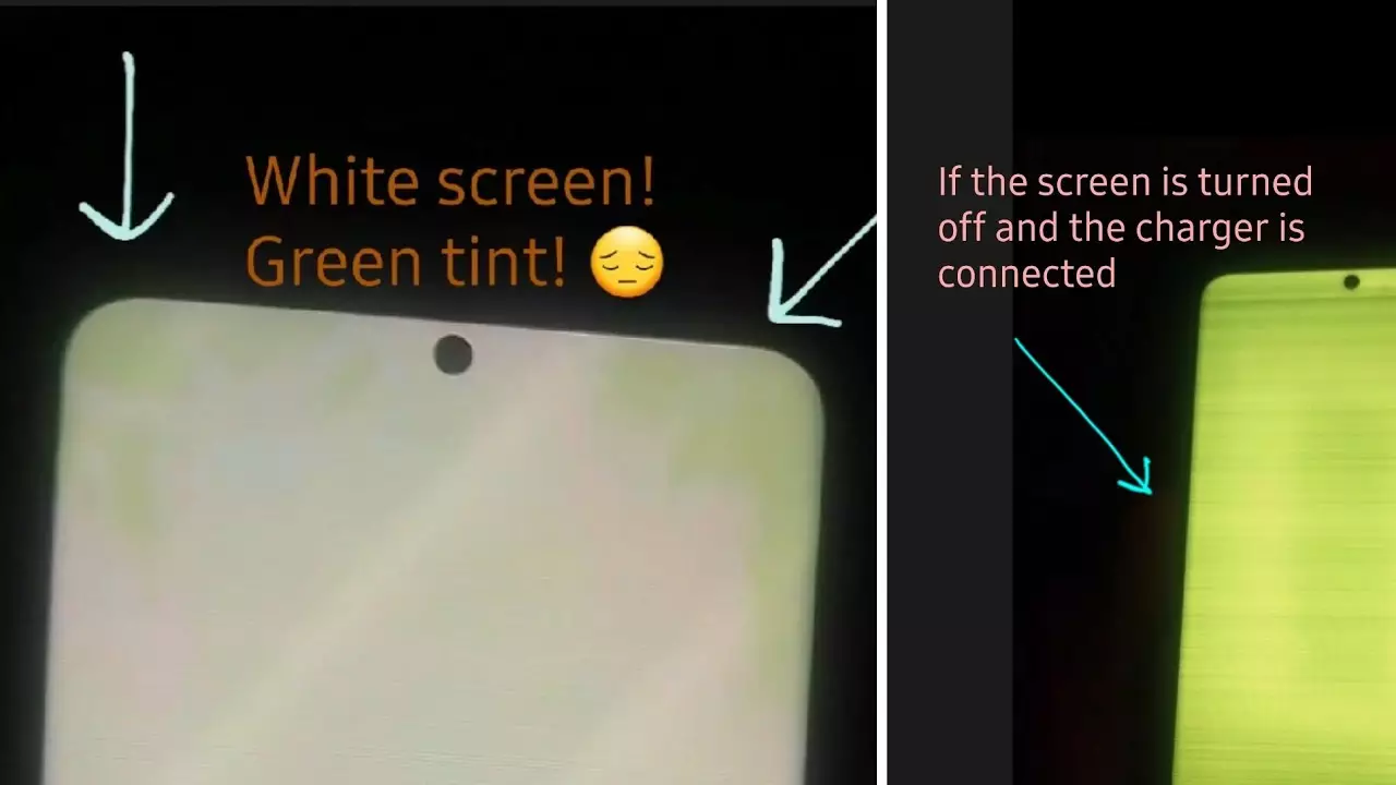 Ekrani i telefonit të Samsung u bë i gjelbër. Per Cfarë bëhet fjalë 388_2