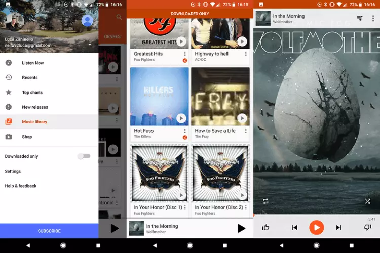 Pilih pemutar musik alternatif untuk Android 4138_6