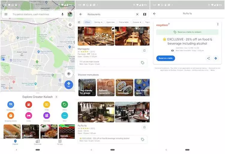 Google Maps барои Android барои пайгирии тахфифҳо 4410_2