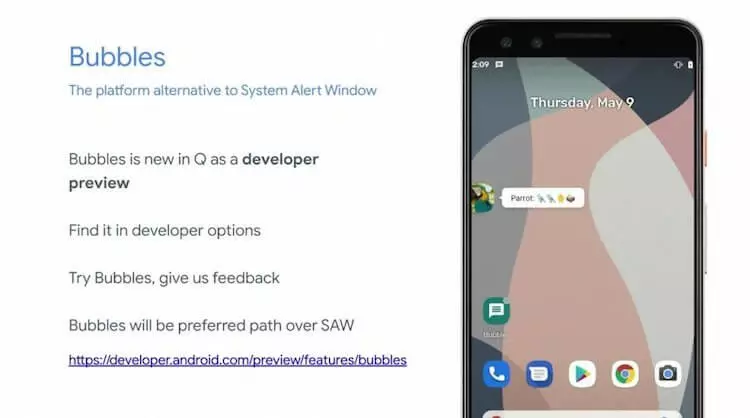 Google Android Q ең жақсы функцияларының біреуін жасыруға шешім қабылдады 4904_2