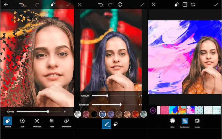 Android дээр 5 хамгийн сайн хувилбарыг Photoshop 5215_2