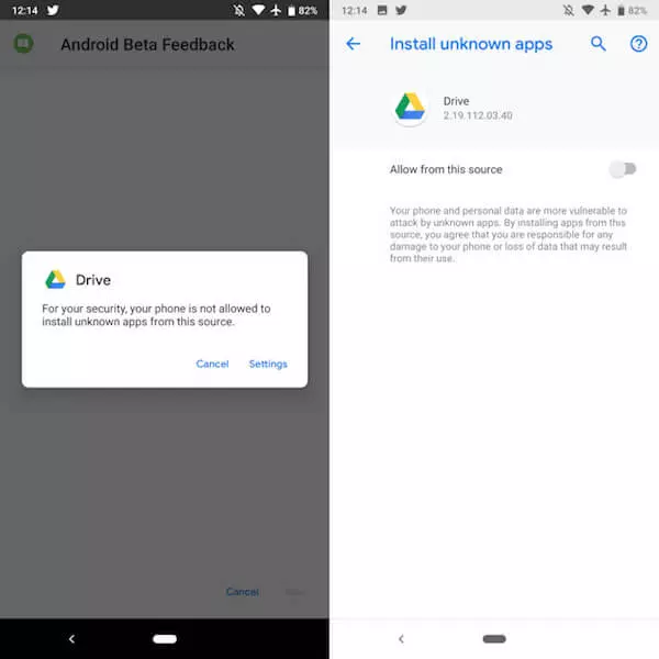 Android Q limitarà la instal·lació d'aplicacions no des de Google Play 5261_2