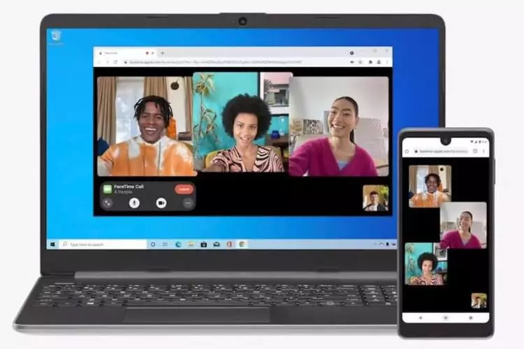 Thug Apple isteach FaceTime le haghaidh Android. Cad é an difríocht ón leagan le haghaidh iOS 543_2