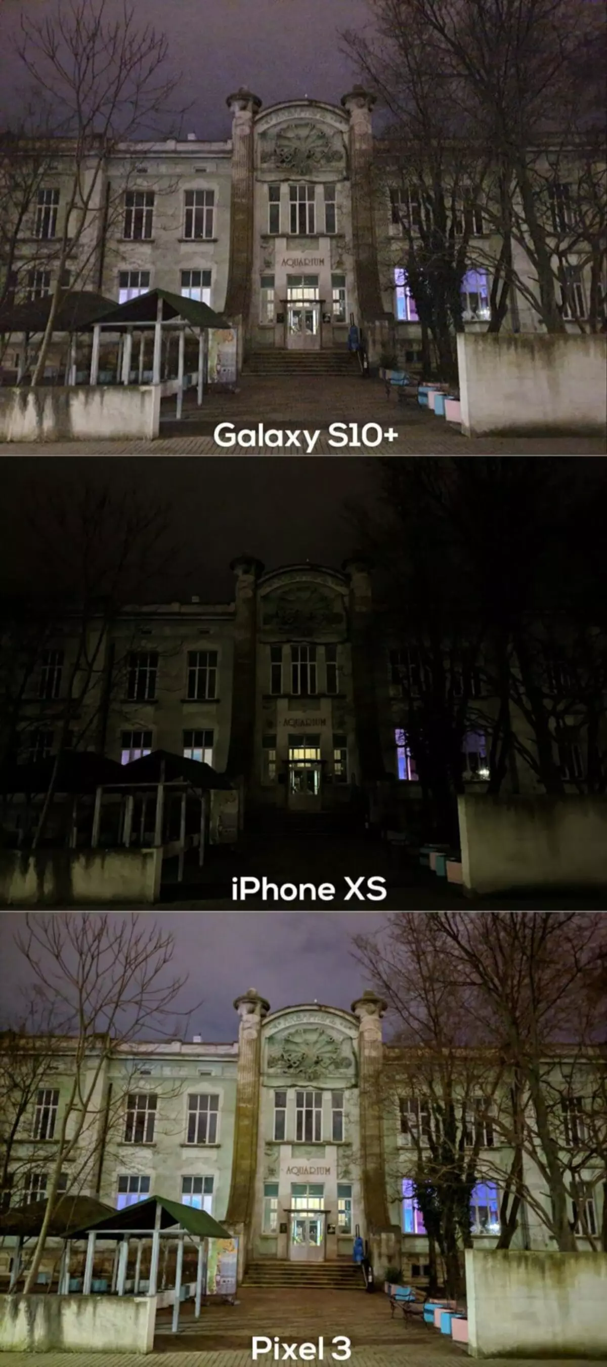 ગેલેક્સી એસ 10 + વિ પિક્સેલ 3 વિ આઇફોન એક્સએસ: કોનું કેમેરા રાત્રે રાત્રે શૂટિંગ કરે છે? 5668_3