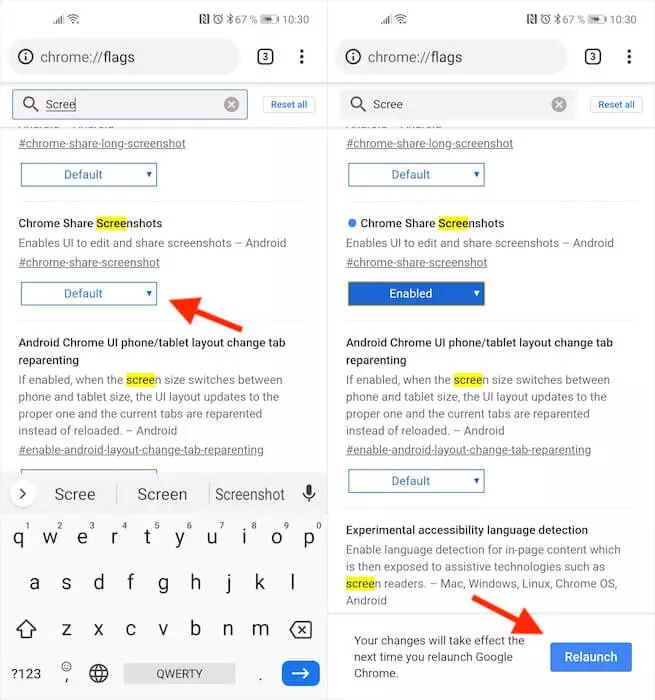 Cómo habilitar Editor de captura de pantalla incorporado en Chrome en Android 569_2