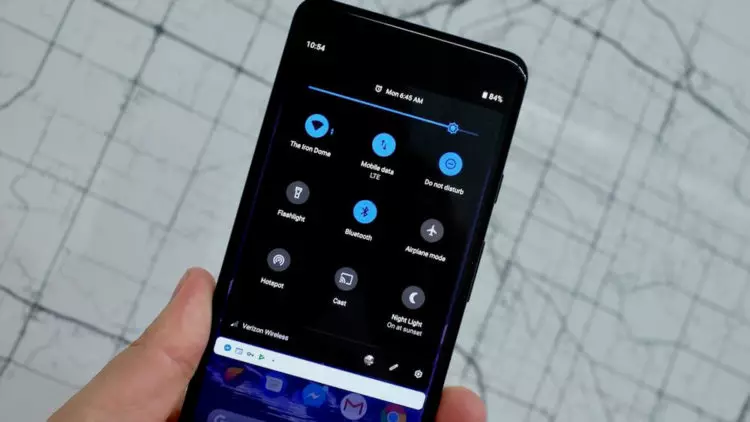 Tema de noapte din Android Q va lucra în aplicații terțe 5860_1
