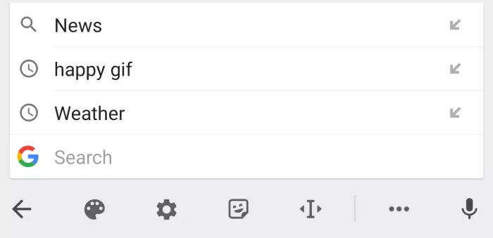 谷歌已準備好Gboard 7.8更新。內部材料主題和其他創新 5959_3