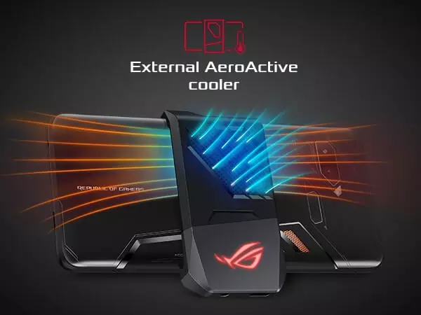 I-Asus Rog ifowuni-umdlalo ophambeneyo we-smartphone kwi-160 lamawaka e-ruble 6159_4