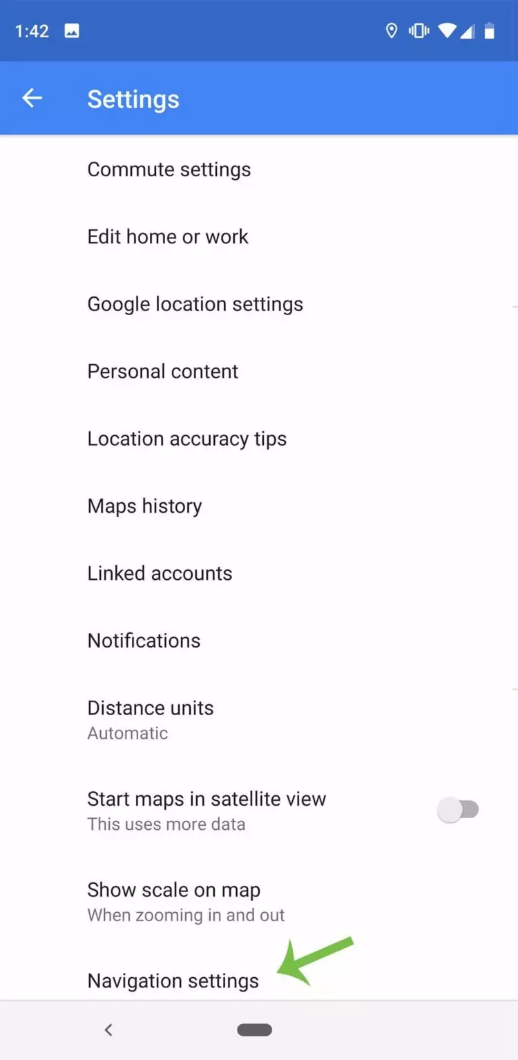 Ahoana ny fomba ahafahan'ny lohahevitra maizina ao amin'ny Google Maps amin'ny finday Android 6457_2