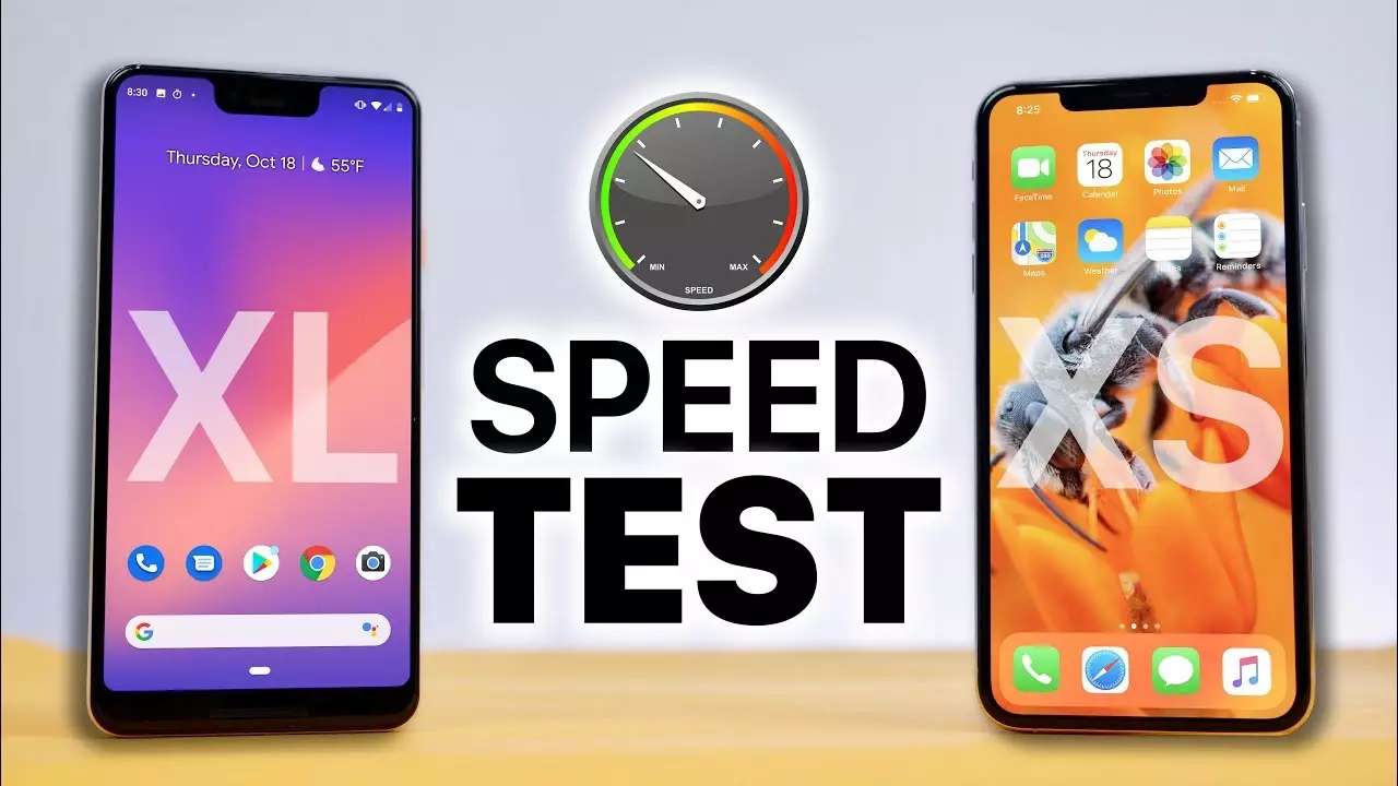 Pixel 3 XL 2 caran Slower iPhone XS Max di leza destpêkirina serlêdanan de 6600_2