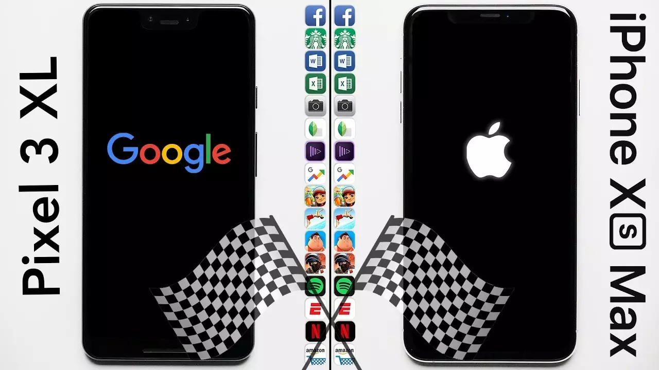 Pixel 3 XL 2 тапкыр әкренрәк iPhone XS максимум, башлангыч кушымталар тизлегендә 6600_3