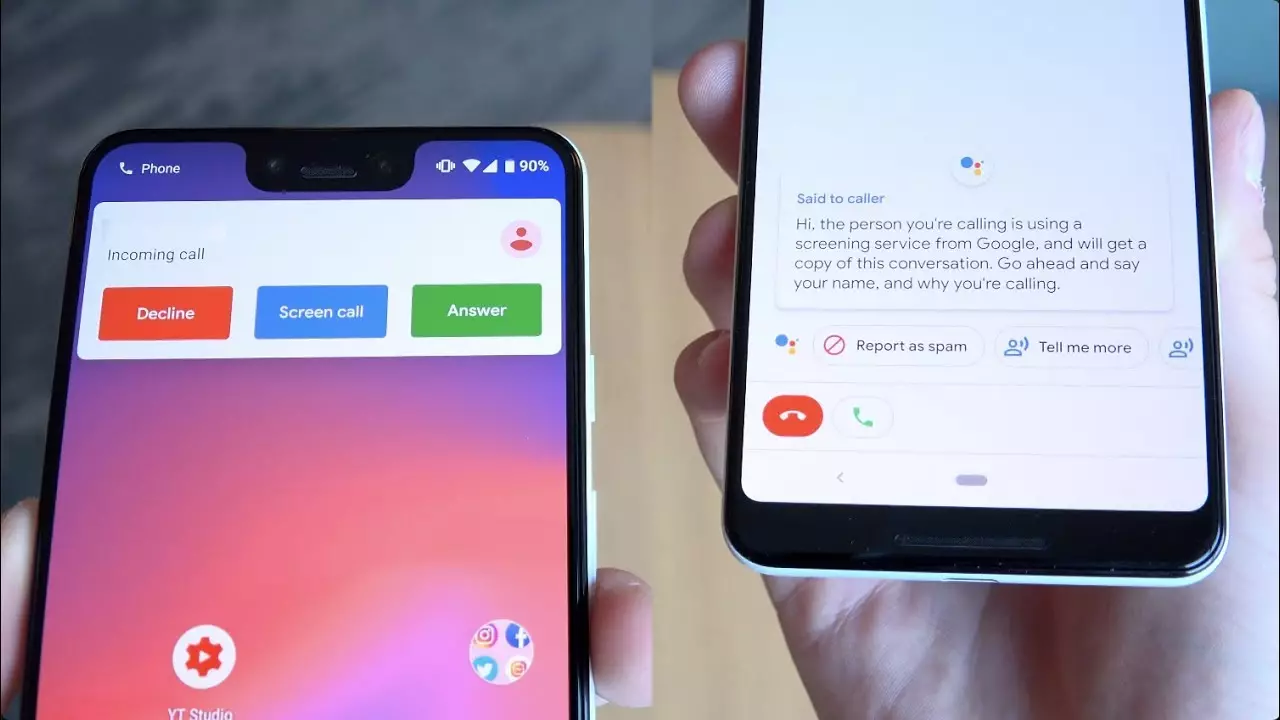 Google Screen Call - Isu tinodzidza iyo huru inoshanda pixel 3 6787_2