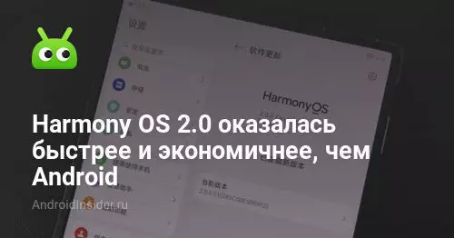 Harmony OS 2.0 tétéla janten langkung gancang sareng langkung ekonomis tibatan Android