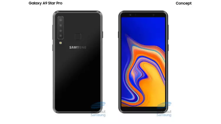 Spesifikasi lan menehi smartphone Samsung pertama kanthi 4 kamar utama 6850_3