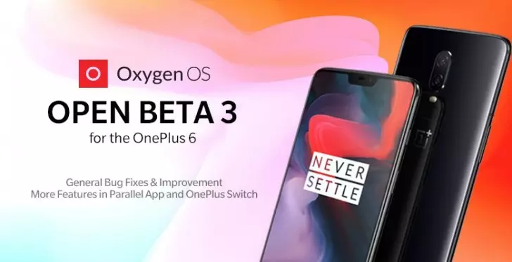 Open Beta 3 Oxigeno basado en el pastel de Android 9 para OnePlus 6