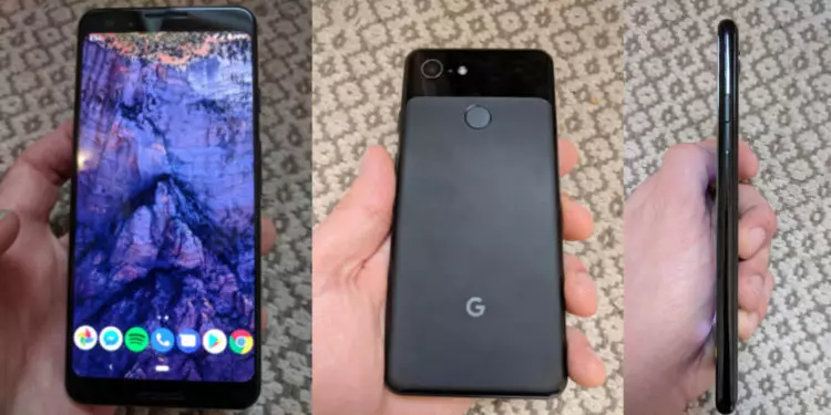 Wannan shi ne wani hoto na real Google pixel 3 da ta halaye. Mamaki? 7031_2