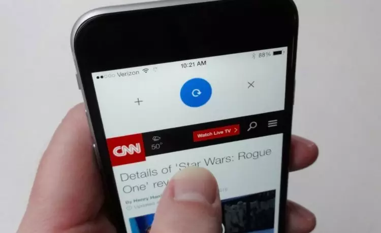 Google aġġornat il-kromju għal IOS 7429_1