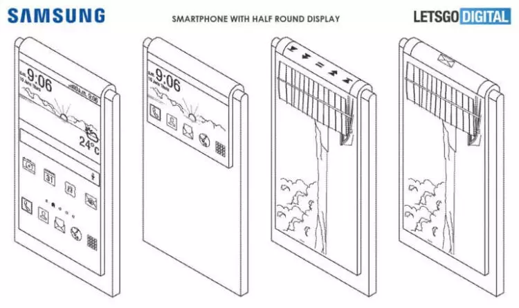 Samsung patent smartphone utan självkamera