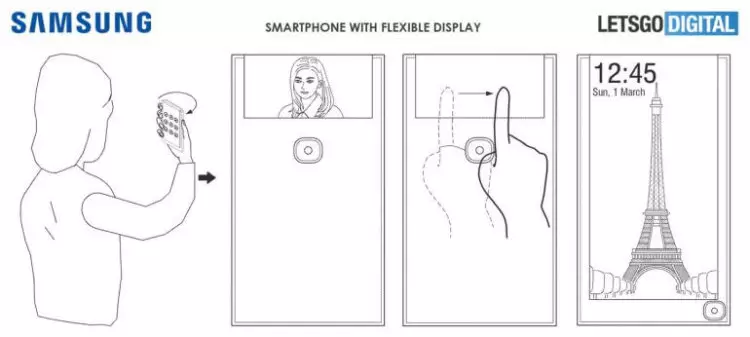 I-Samsung patents smartphone ngaphandle kwekhamera