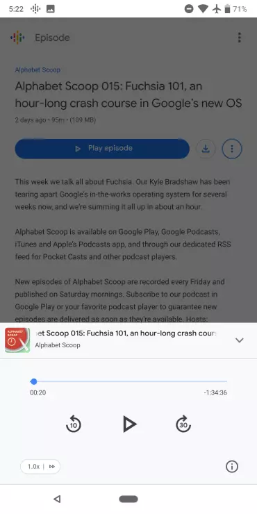Google sedang menyiapkan pembaruan podcast. Daftar Inovasi 7682_5