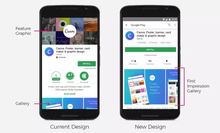 Google wis nganyari desain Google Play. Apa sing metu saka iki? 7823_3