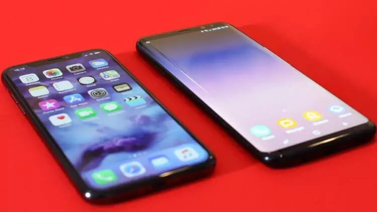 Android dhe iPhone X