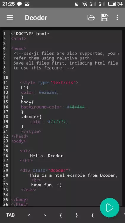 DCoder - Mobile IDE برای برنامه نویسان 8763_5