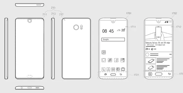 Samsungは、画面上の陥凹でスマートフォンのリリースを除外していません 9097_3