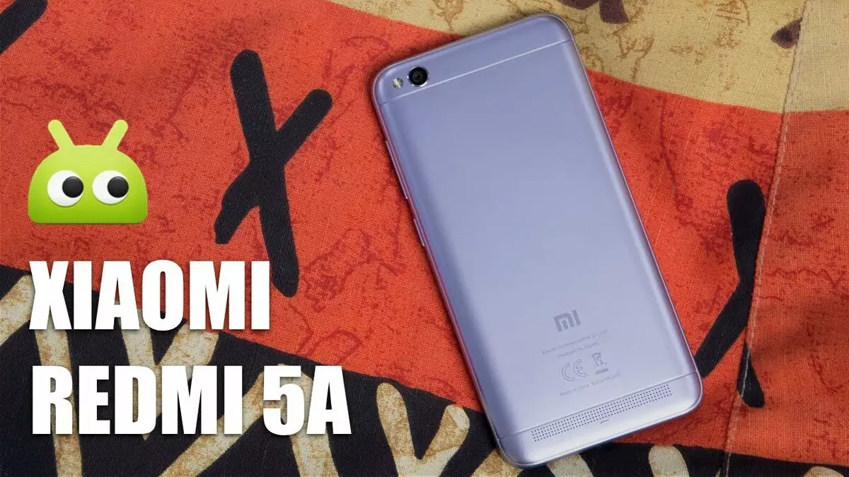 Viodode-Review: Xiaomi Redmi 5A - பட்ஜெட் குழந்தை 9346_1