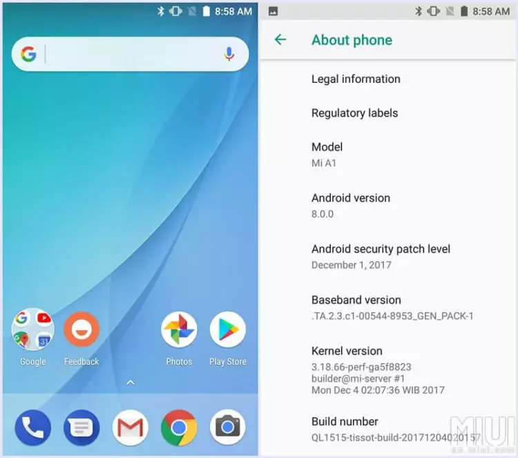 Xiaomi sa pripravuje na vydanie Android Oreo pre MI A1 9463_2