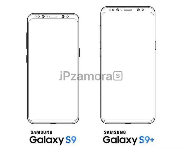 渲染显示Galaxy S9和S9 +的外观 9676_2