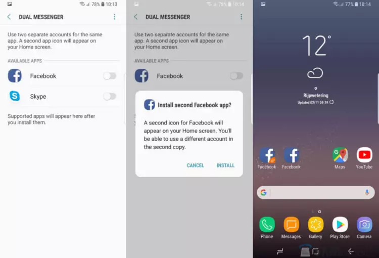 Hawlaha cusub ee Android Oreo ee Galaxy S8